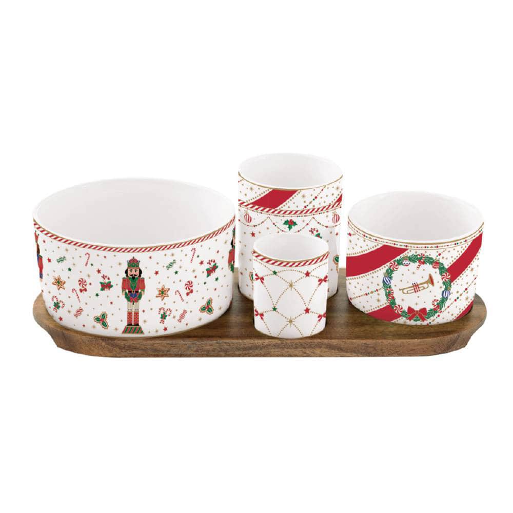 Set aperitivo in acacia Nutcracker Twist Easy Life R2073#NTWI – North ...
