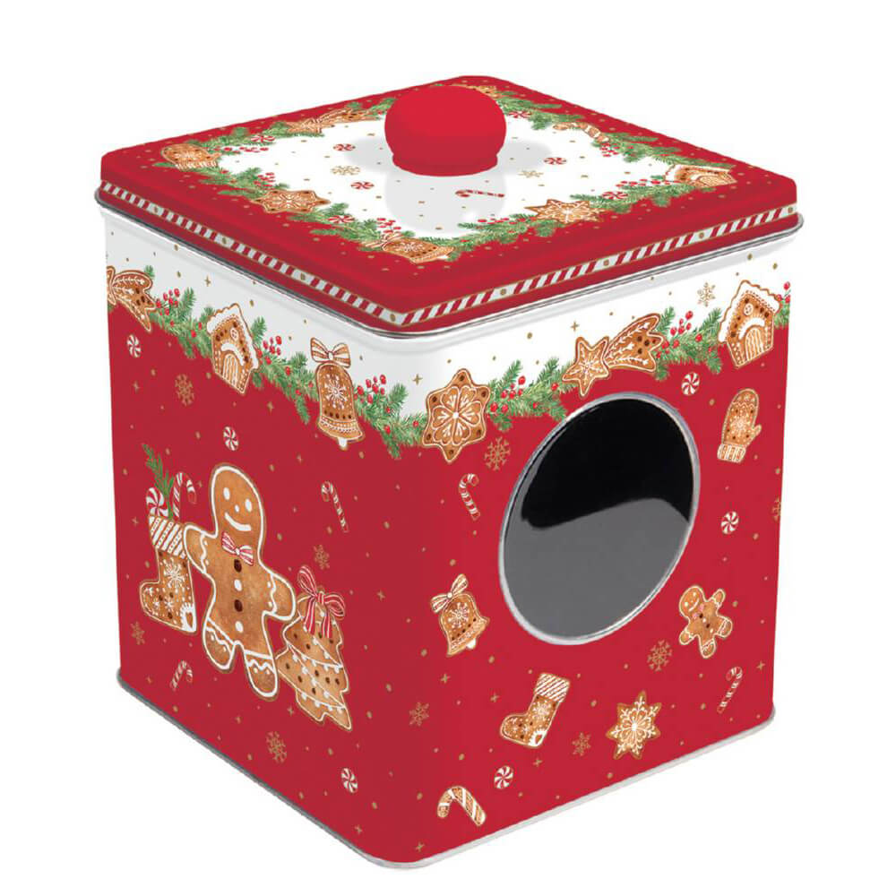 Scatola in latta con finestra Fancy Gingerbread Easy Life R0092#FANG ...